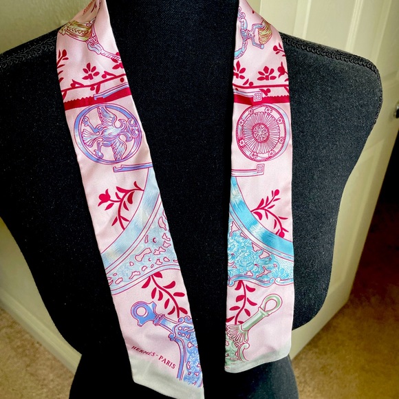 Accessories | Vintage Hermes Twilly Scarf With Box | Poshmark